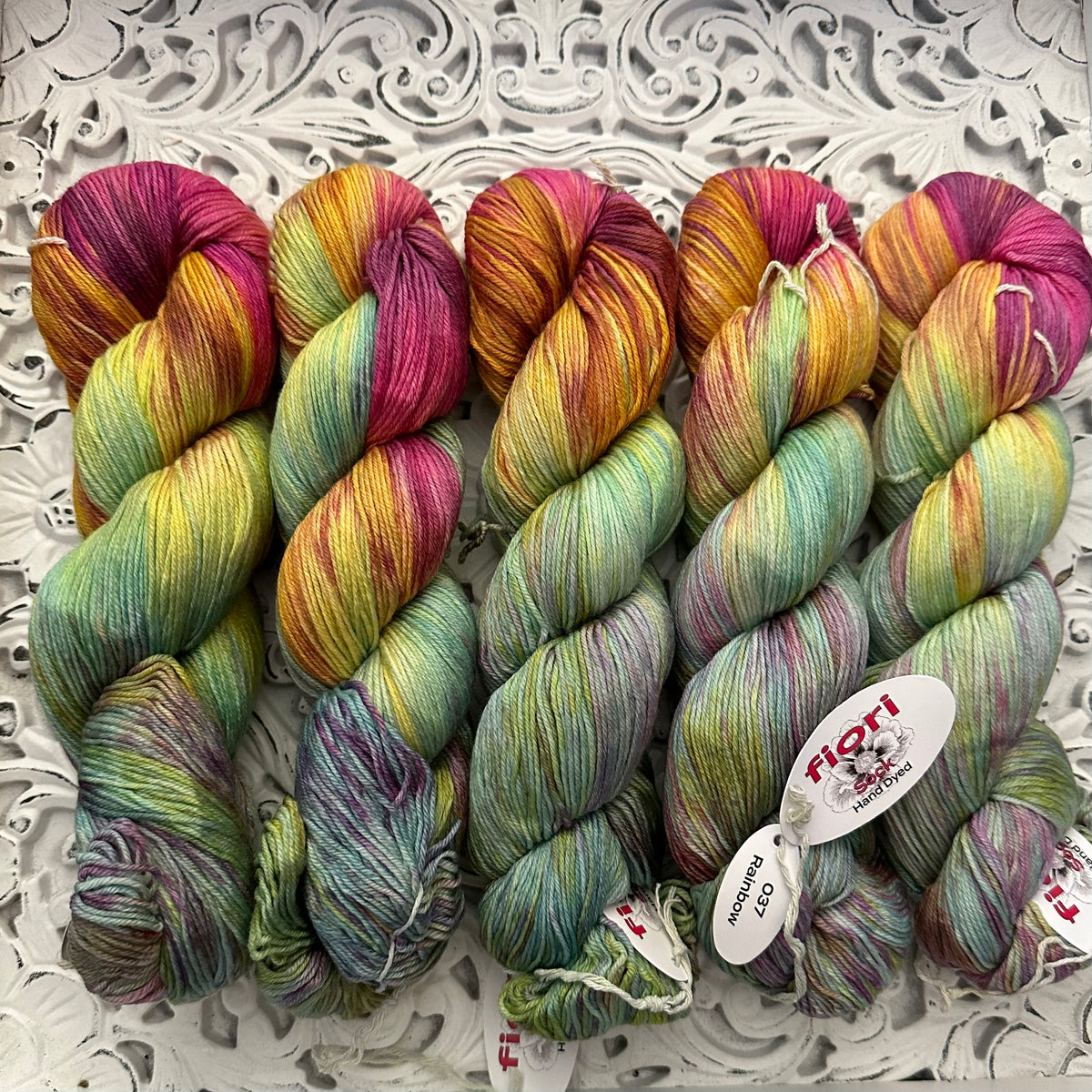 Fiori Hand Dyed Sock Yarn – Cozi Yarn Studio