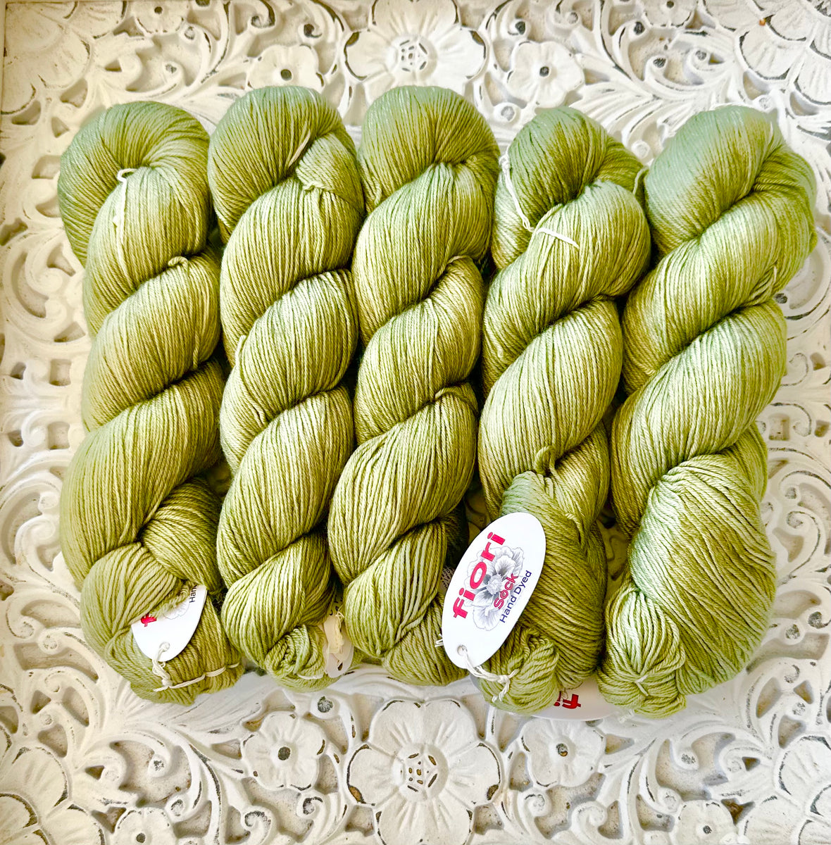 Sage - Fiori Sock Yarn - 4 Ply – Cozi Yarn Studio