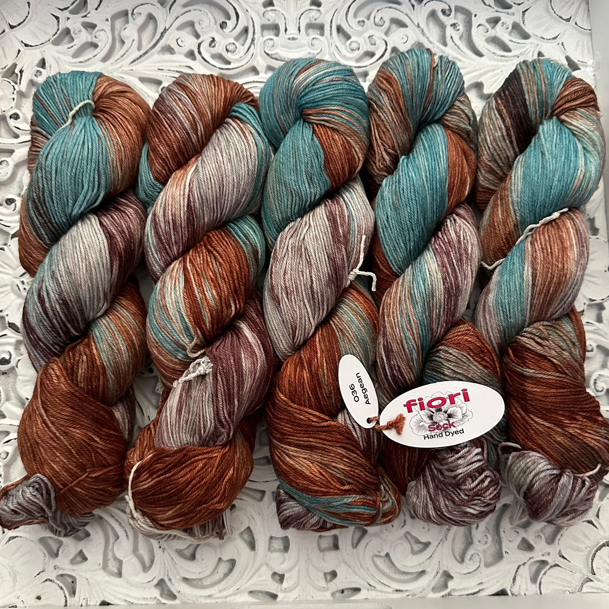 Aegean - Fiori Sock Yarn - 4 Ply – Cozi Yarn Studio